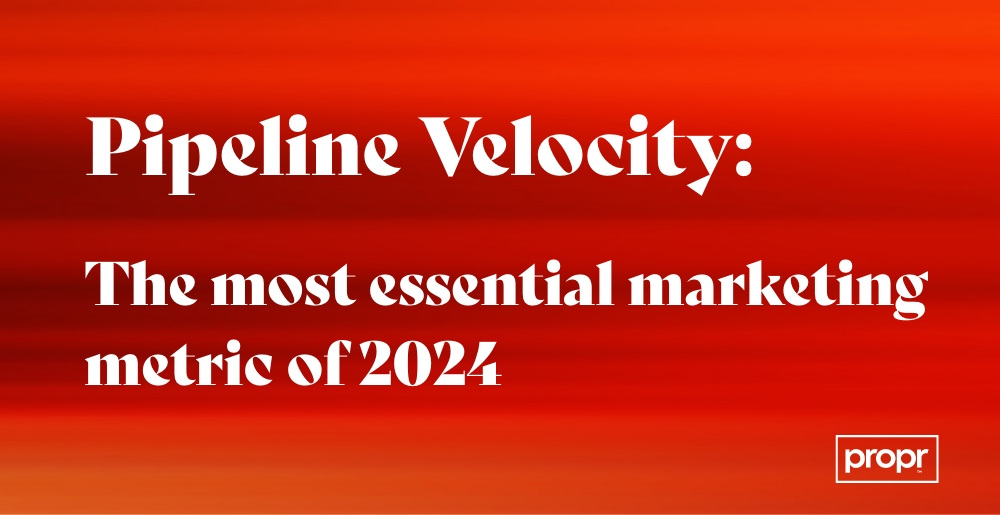 Pipeline Velocity: the most essential marketing metric of 2024